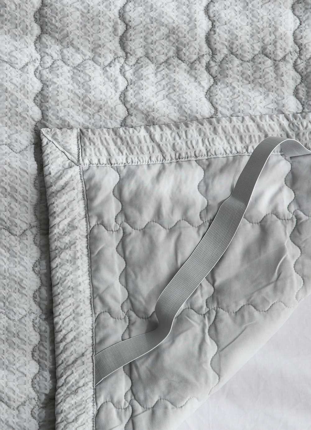 아망떼 ㅣ5cm커진 포휴즈 시어서커리플 피그먼트 고정밴드 침대패드SS/Q/K 4color